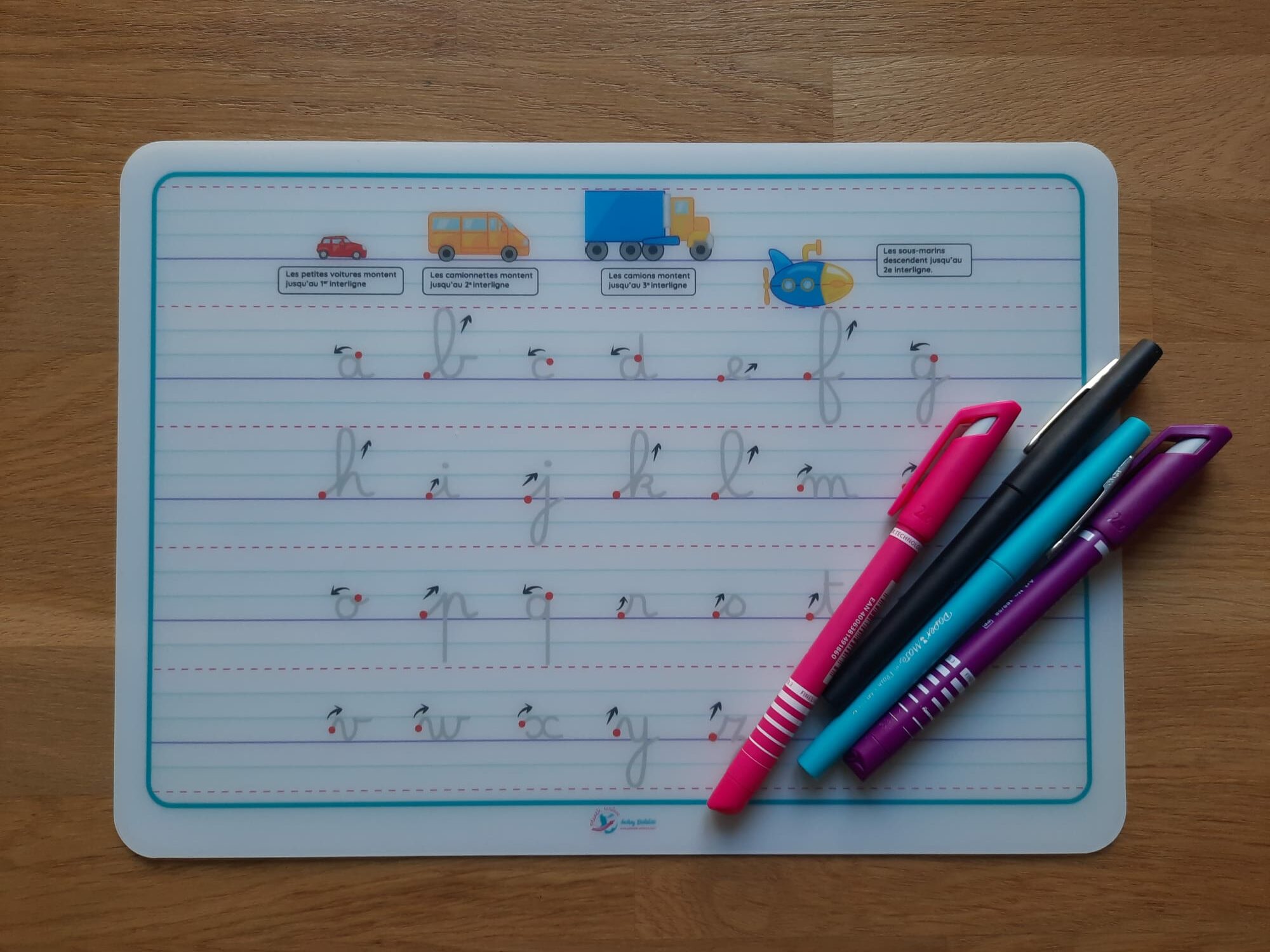 Planche alphabet - Planète Écriture